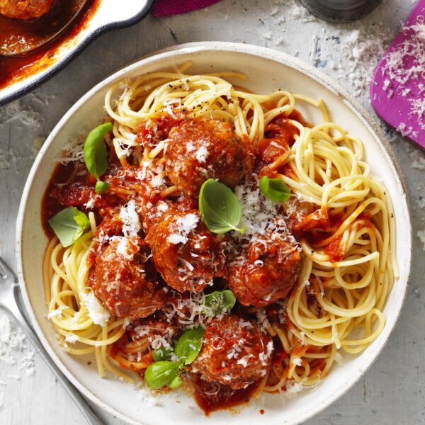 Spaghetti with Pork Meatballs Recipe | Otway Pork