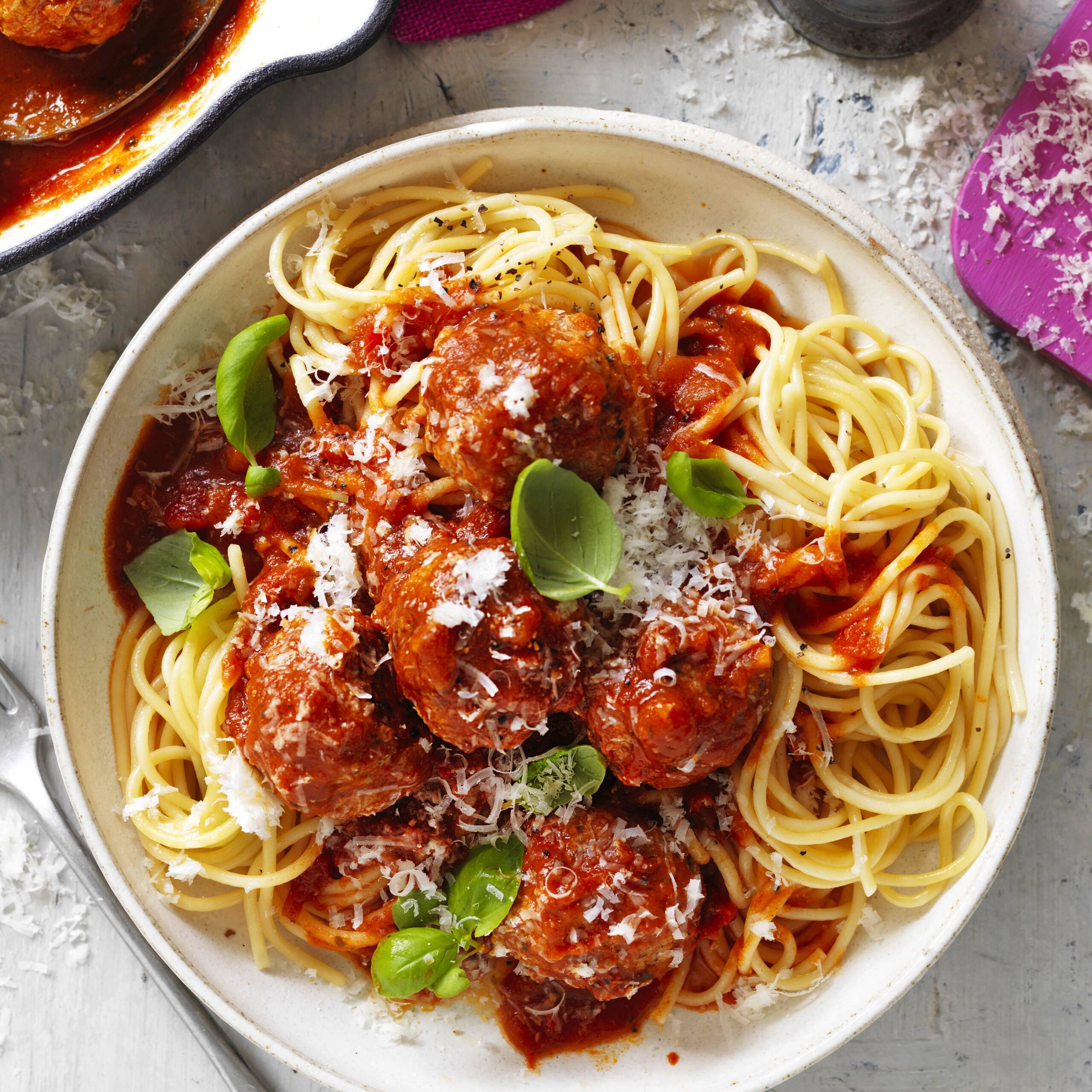 Spaghetti with Pork Meatballs Recipe | Otway Pork